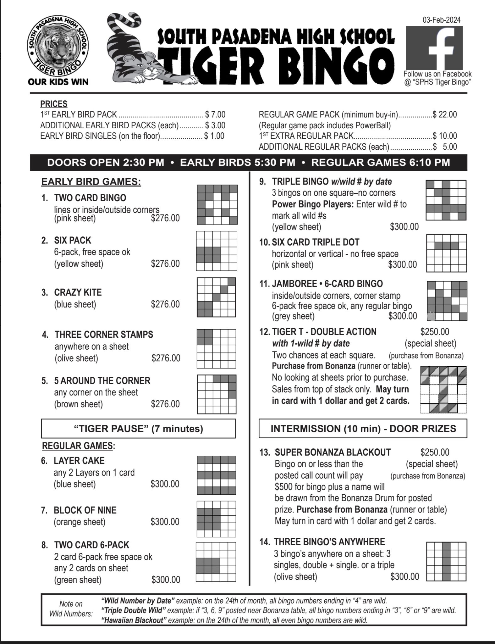 Tiger Bingo! – Tiger Boosters